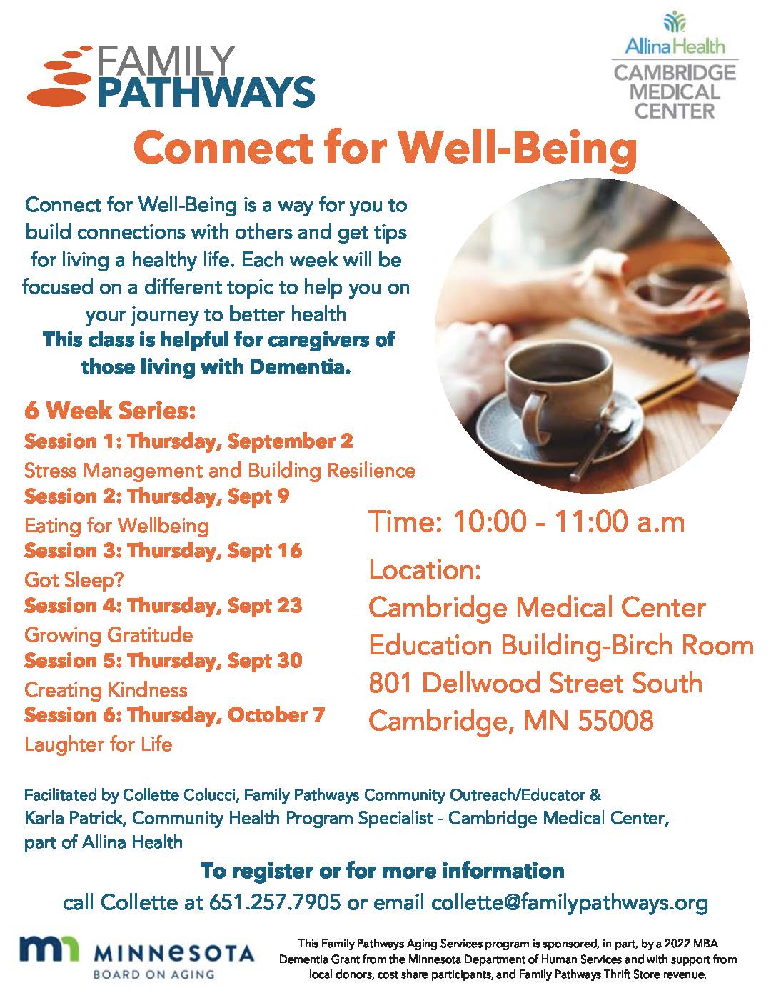 Connect for Well-Being Series - Family Pathways
